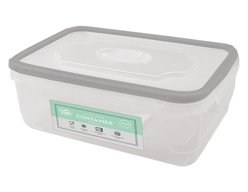 Wholesale Clip Lock Containers 850ml