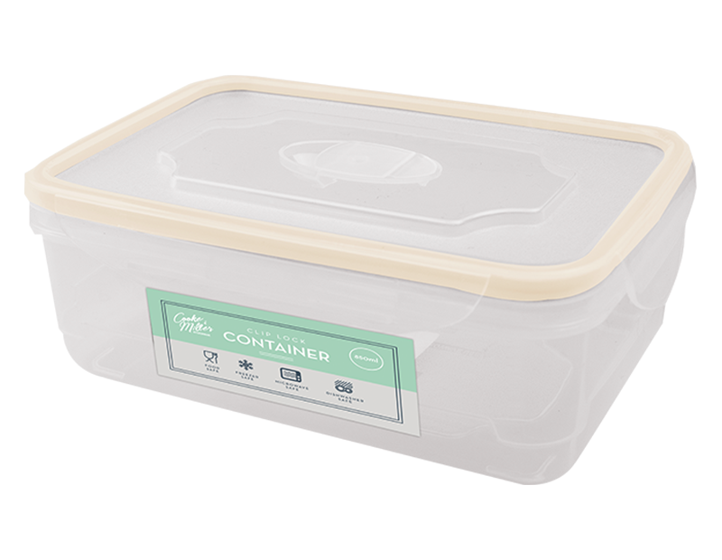 Wholesale Clip Lock Containers 850ml