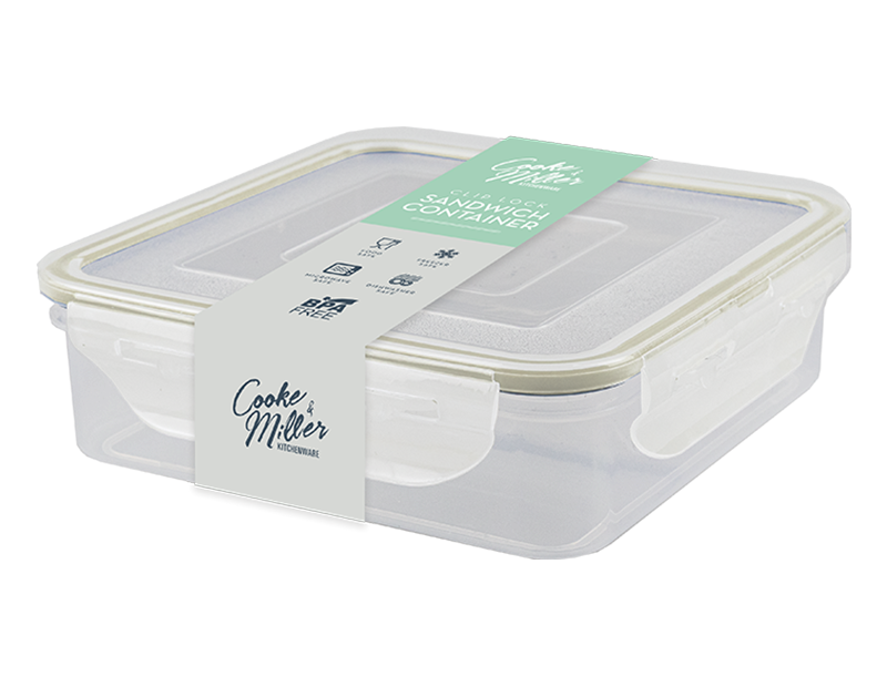 Wholesale Sandwich Clip Lock Container