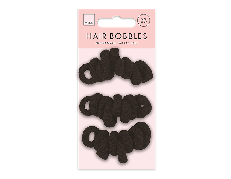 Mini Rolled Hair Bobbles 30pk