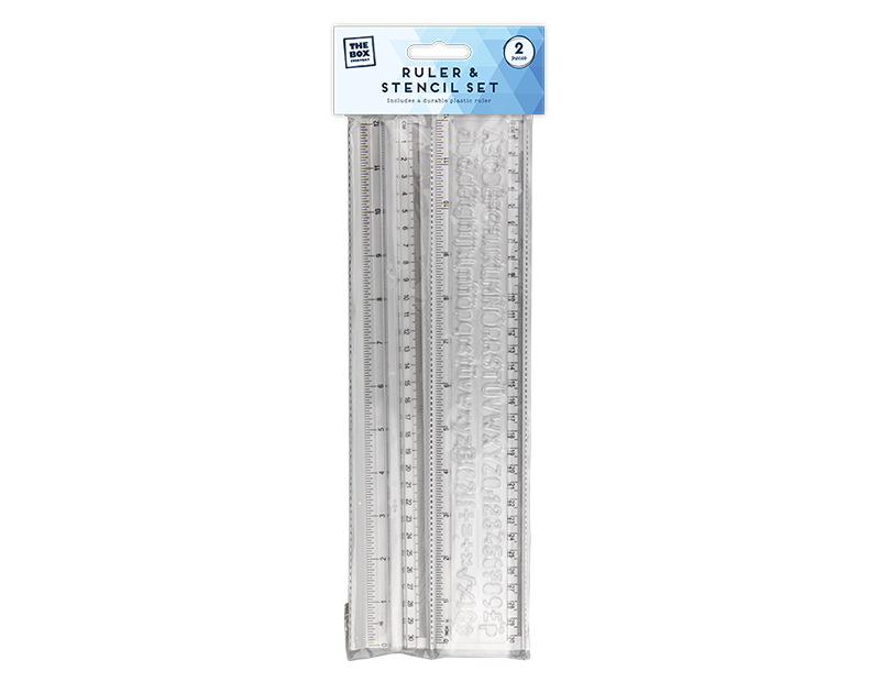 Wholesale Ruler and stencil set 2pk | Gem imports Ltd.