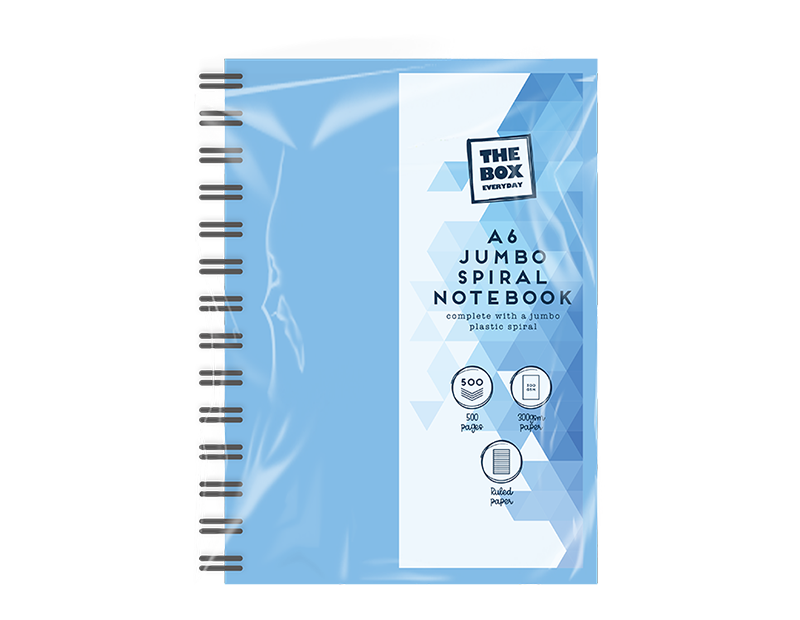 Wholesale A6 Jumbo Spiral Notebook