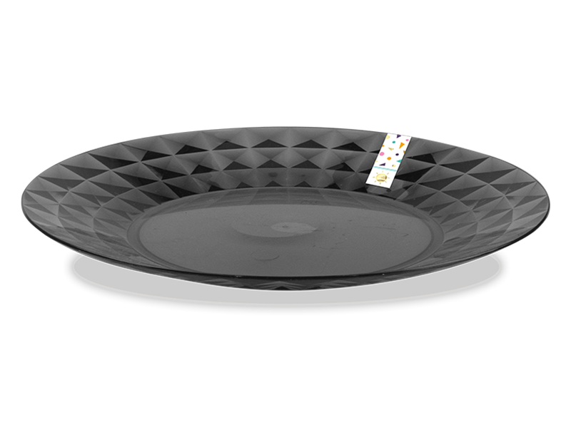Diamond Plastic Plate 26.5cm
