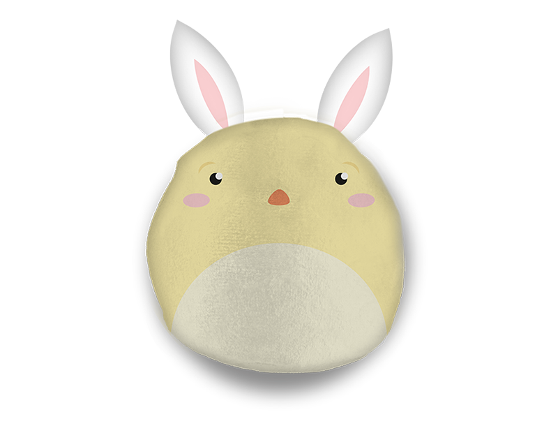 Wholesale Easter Plush Glitter Squishies PDQ