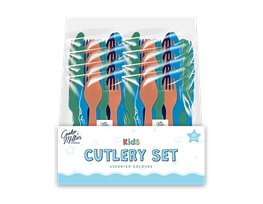 Wholesale Boys Cutlery Set 18pk PDQ