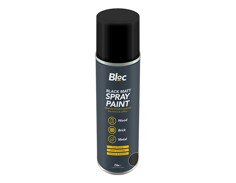 Wholesale Auto Spray Paint Matte Black 250ml