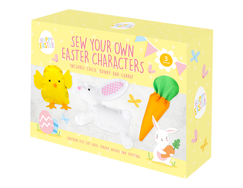 Wholesale Sew Your Own Easter Characters 3 Pack