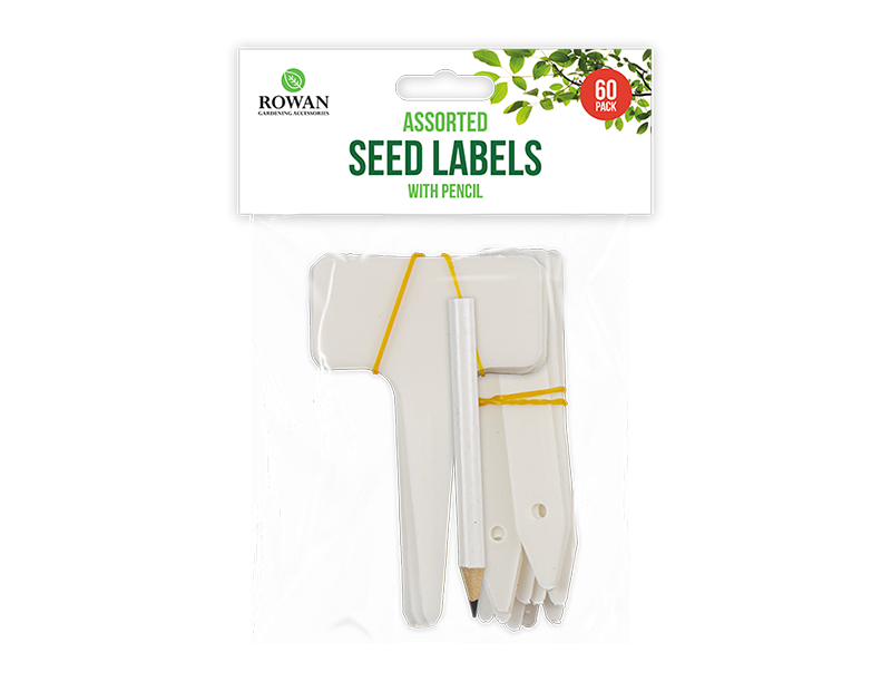 Wholesale Seed Labels with Pencil 60pk