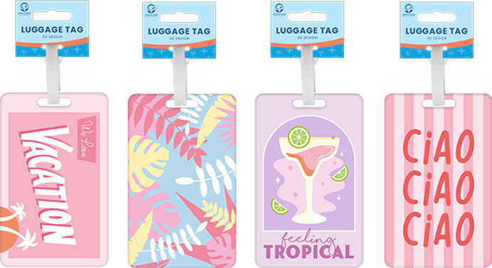 Wholesale Trend PVC Luggage Tag