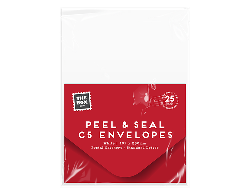 Wholesale white C5 peel and seal envelope | Gem imports Ltd.