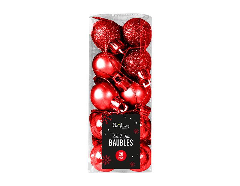 Wholesale Red Baubles | Bulk Buy Christmas Decorations